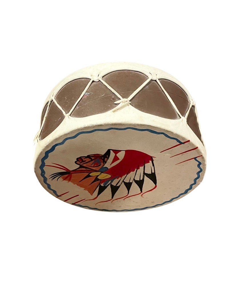 Native American Painted Toy Drum - Etsy