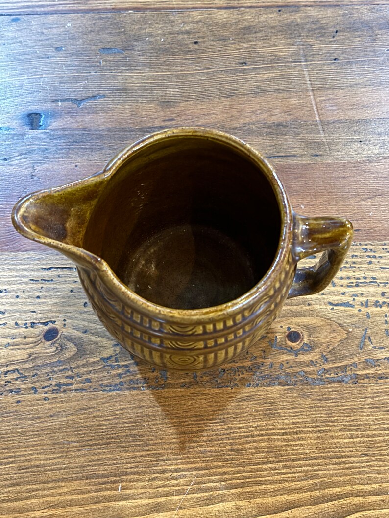 Mccoy Stoneware Barrel Pitcher-8, Vintage Stoneware, Stoneware Pitchers ...
