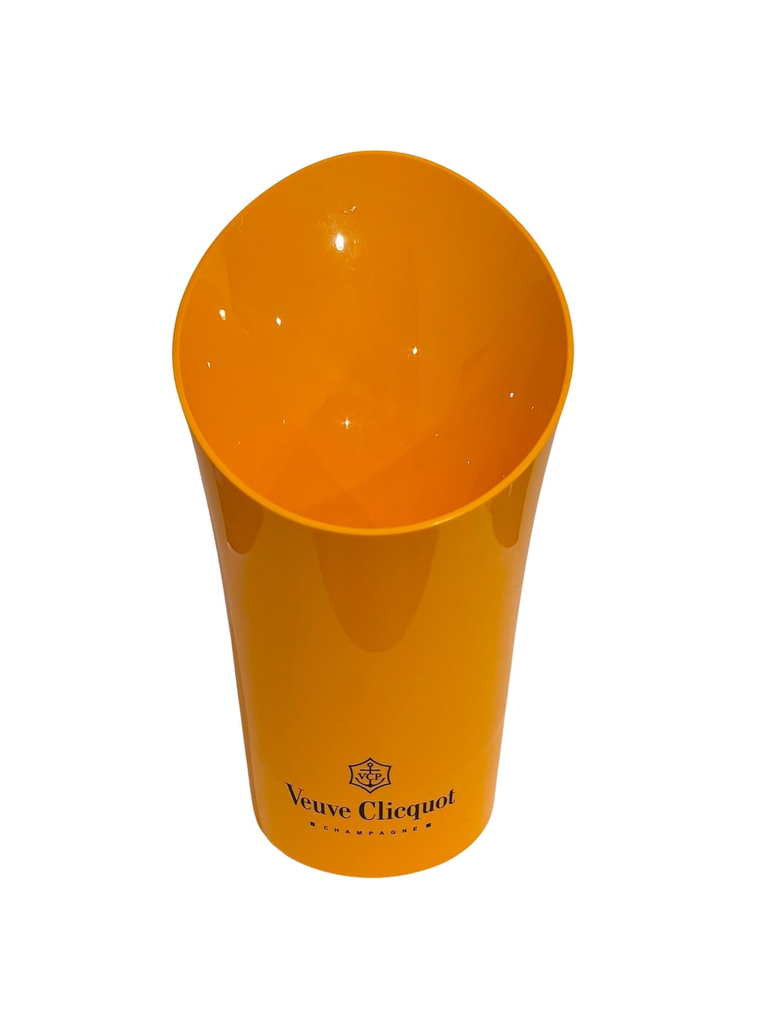 Vintage Veuve Clicquot Orange Acrylic Ice Bucket, Veuve Clicquot ...