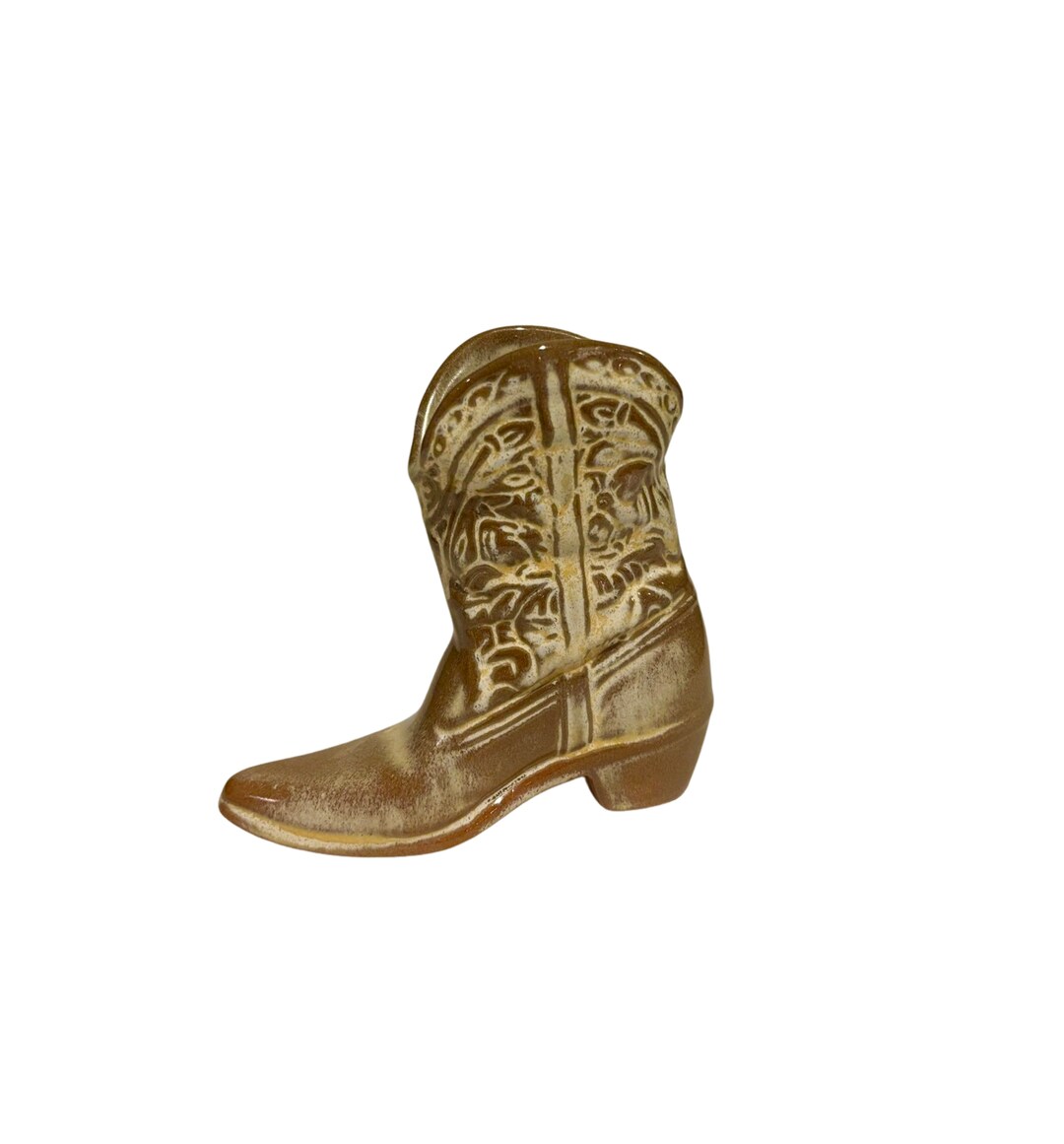 Frankoma Ceramic Cowboy Boot 4.5 - Etsy