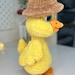 Quack-quack, Crochet PDF Duck Pattern in English, Amigurumi Duck ...