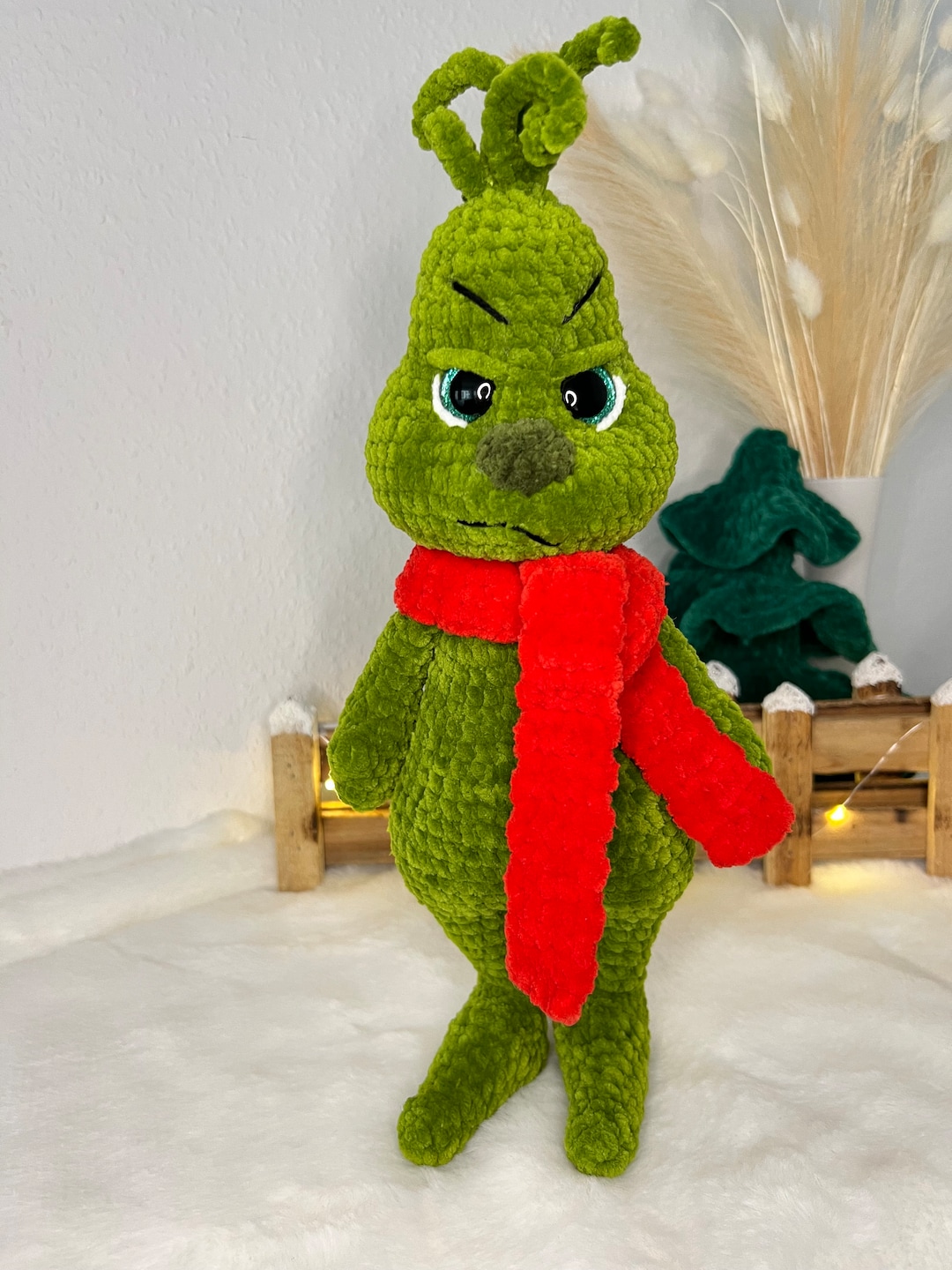 Mr. Green-ch, Crochet PDF Pattern in English + German - Etsy