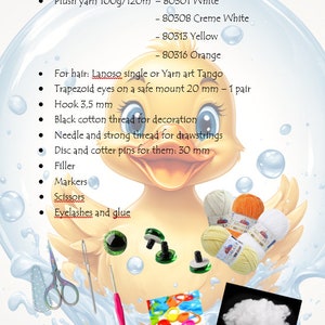 Quack-quack, Crochet PDF Duck Pattern in English, Amigurumi Duck ...