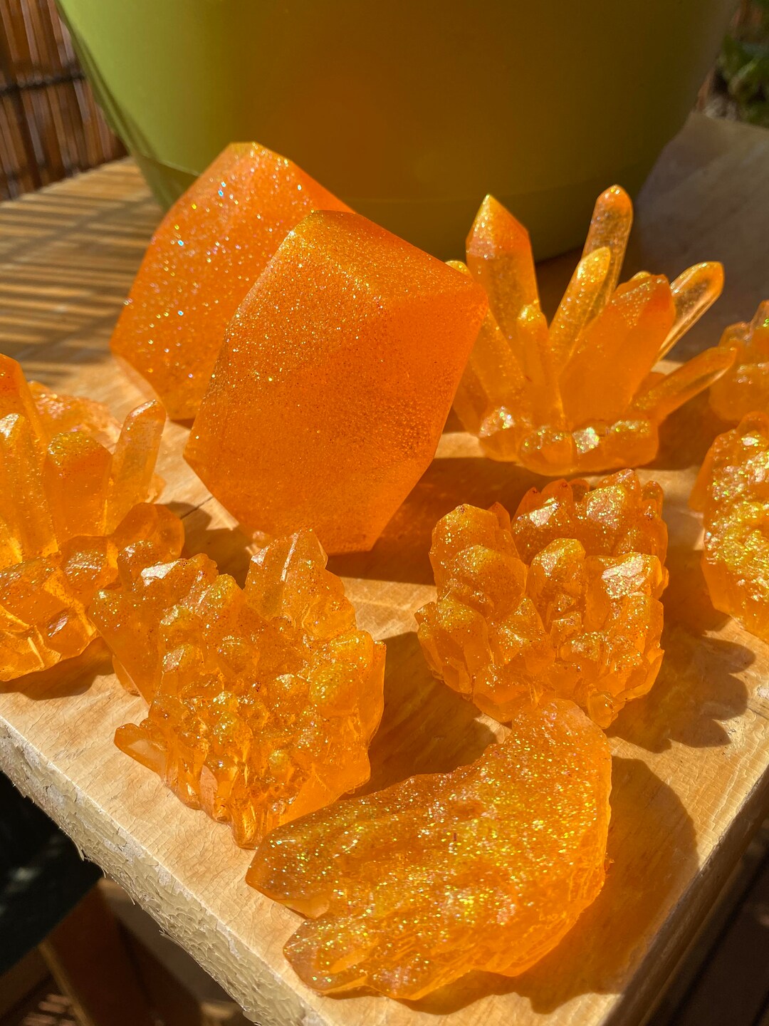 Glitter Sparkle Resin Crystal Set - Etsy