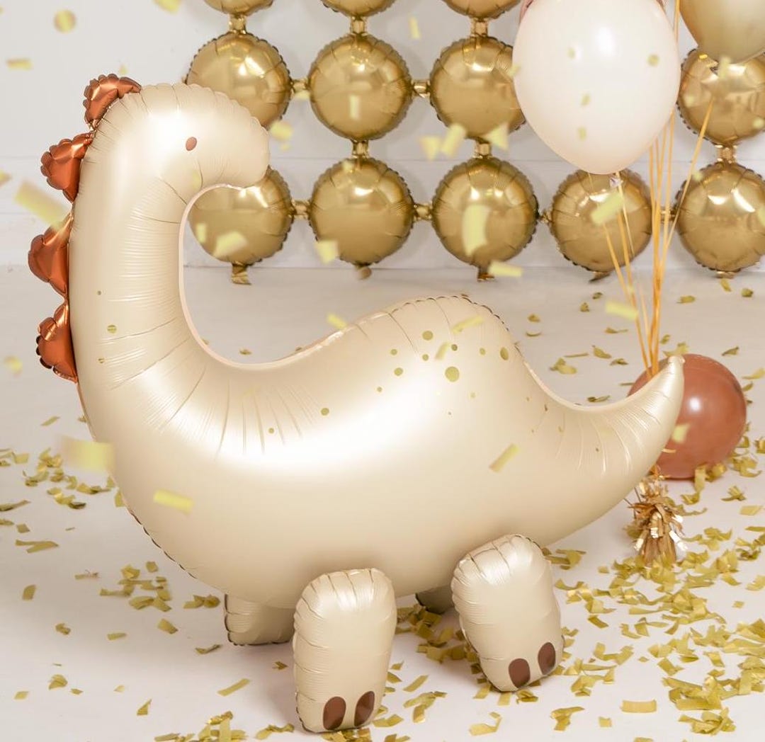 Standing Brontosaurus Foil Balloon, Dino Party Decor (91 X 85 Cm) - Etsy