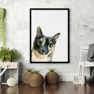 Custom Cat Portrait: Hand-painted Watercolor Pet Memorial - Etsy