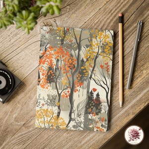 Winter Nordic Forest Digital Paper - Watercolor Trees Background for ...