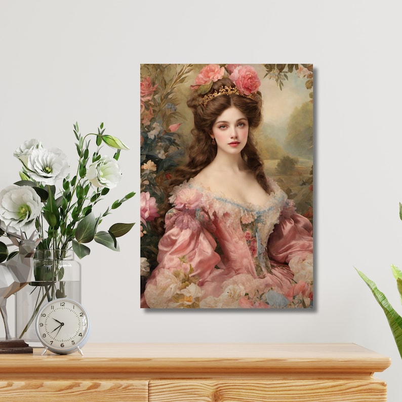 Large Paper Victorian Princess Decoupage, Pink A1 Collage Sheet ...