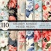 110 Shabby Chic Digital Paper Bundle, Vintage Farmhouse & Floral ...