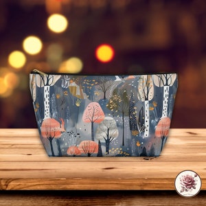 Winter Nordic Forest Digital Paper - Watercolor Trees Background for ...