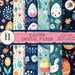 Easter Digital Paper Set 11 Seamless Tiled Patterns With Eggs & Flowers ...