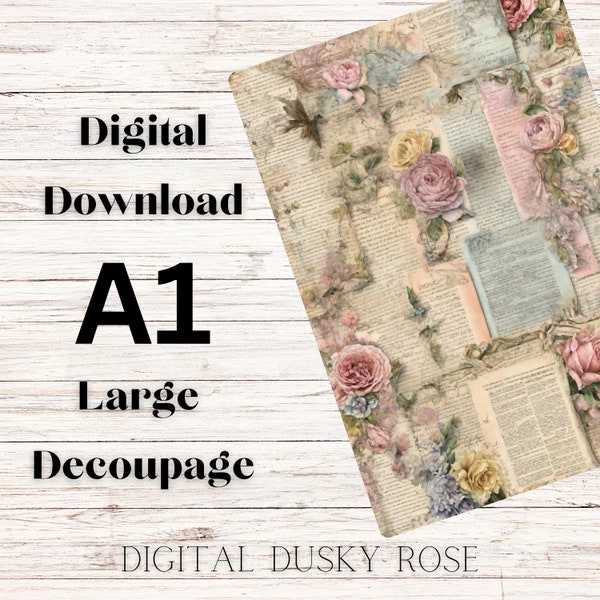 Large Decoupage Paper - Etsy