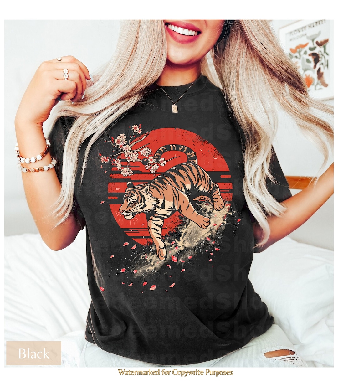 Graphic Tee Shirt | Tiger Graphic Tee | Trendy Shirt for Women ...