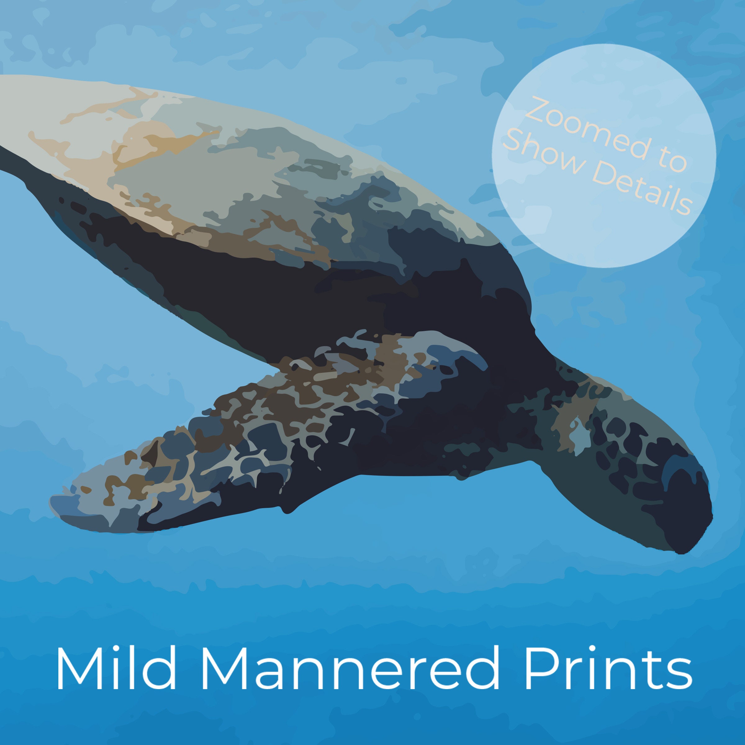 Sea Turtle Swimming Art Print Art Print Boho Wall Art - Etsy
