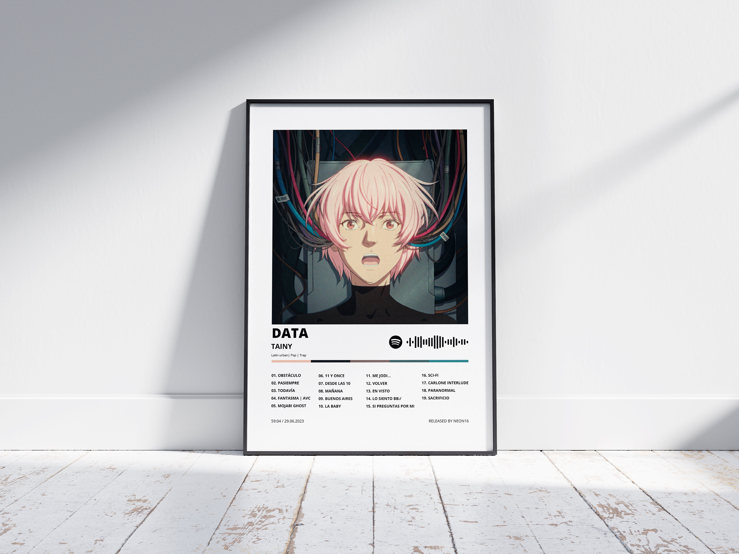 Data, Tainy, Digital Printable, Poster, Album Cover, Home Decor - Etsy