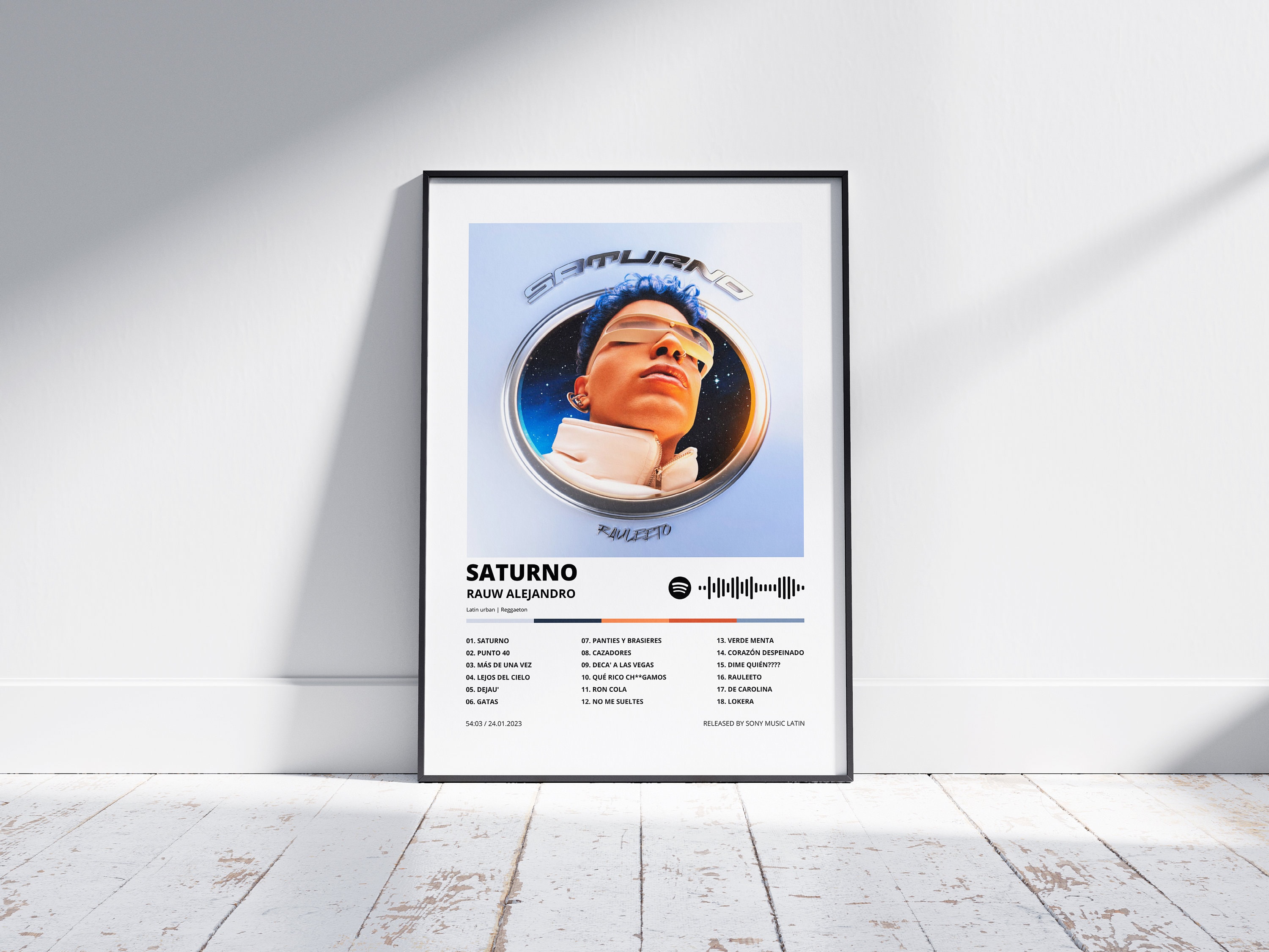 SATURN, Rauw Alejandro, Digital Printable, Poster, Album Cover, Home ...