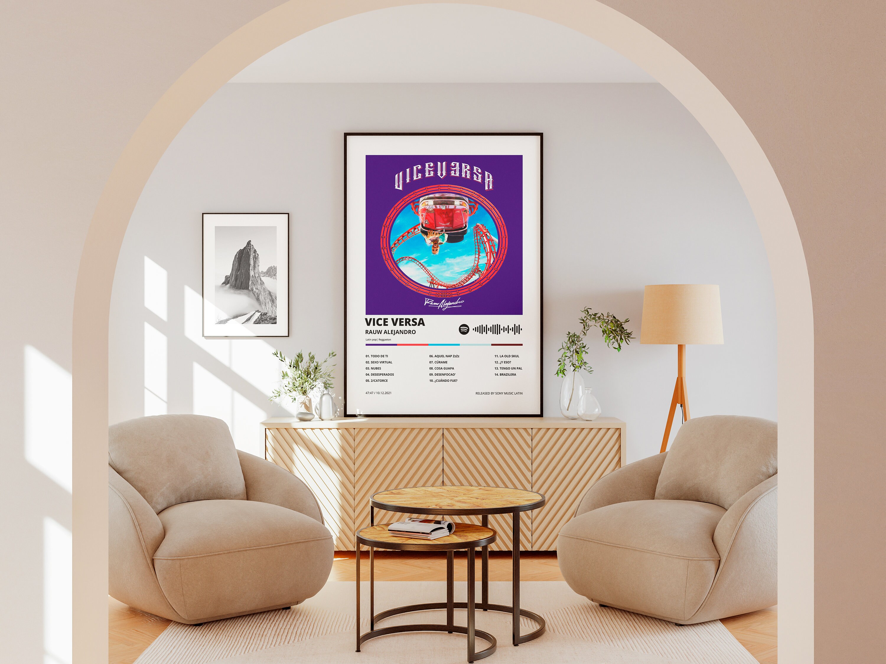 VICE VERSA, Rauw Alejandro, Digital Printable, Poster, Album Cover ...