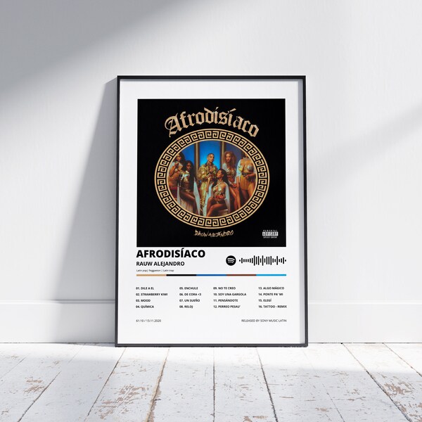 Rauw Alejandro Album Poster - Etsy