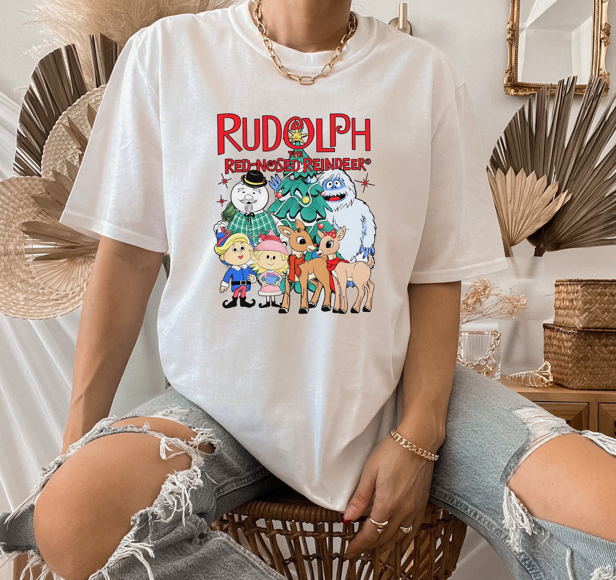 Rudolph the Red Nosed Reindeer Christmas Sweatshirt Rudolph - Etsy