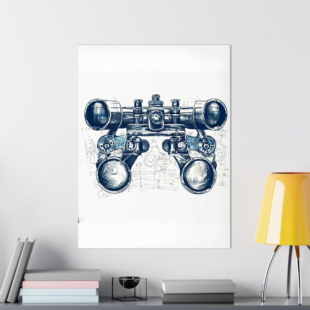 Steampunk Binoculars Digital Art, Sci Fi, Steampunk Illustration ...
