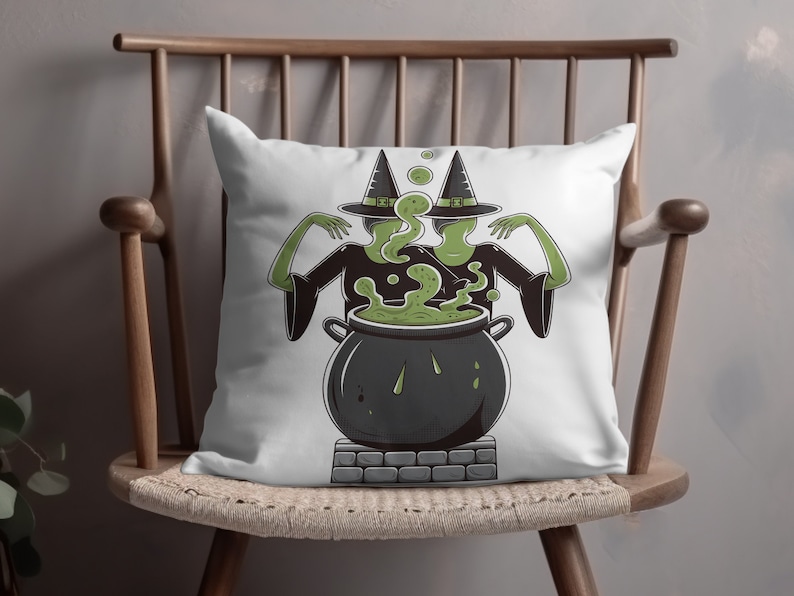Witch Cauldron Clipart, Witch Sisters Illustration, Halloween PNG ...