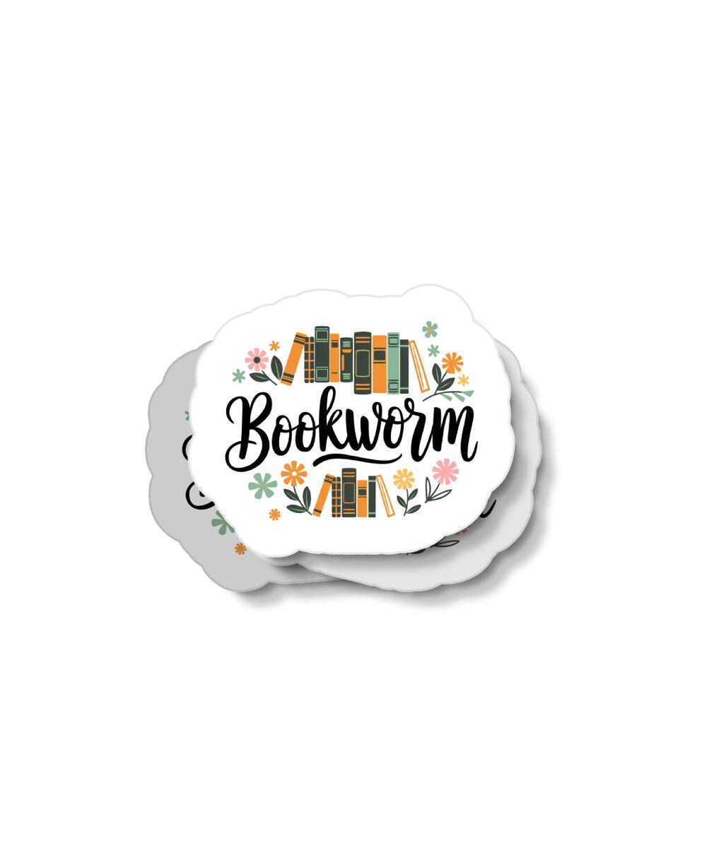 Bookworm Digital Art Print, Home Decor, Instant Download, Library Wall ...