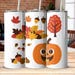 Fall Pumpkin Leaves, Autumn Clipart, Digital Download, Fall Decor ...
