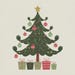 Christmas Tree Digital Download, Holiday Wall Art, Festive Printable ...