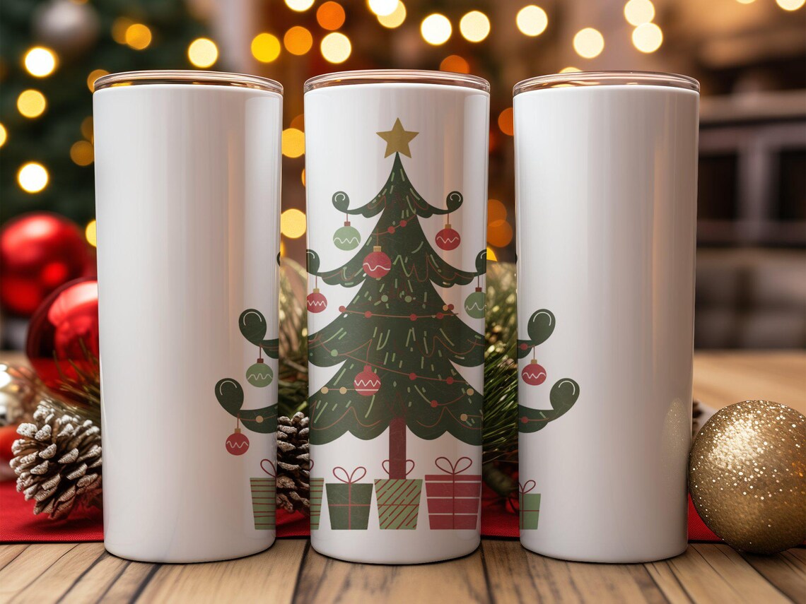 Christmas Tree Digital Download, Holiday Wall Art, Festive Printable ...