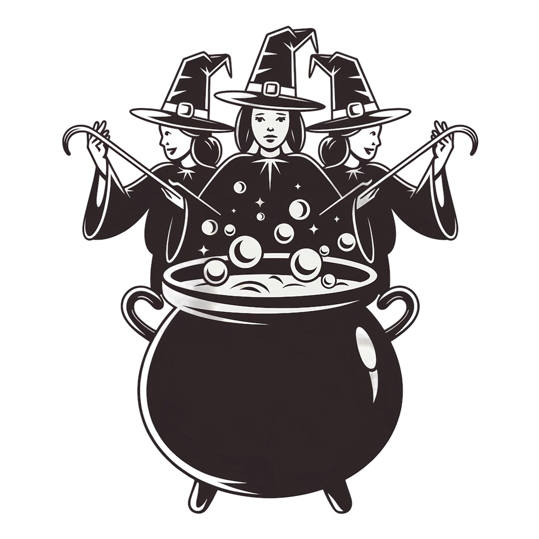 Witches Cauldron Clipart, Magic Potion Graphic Download, Halloween ...