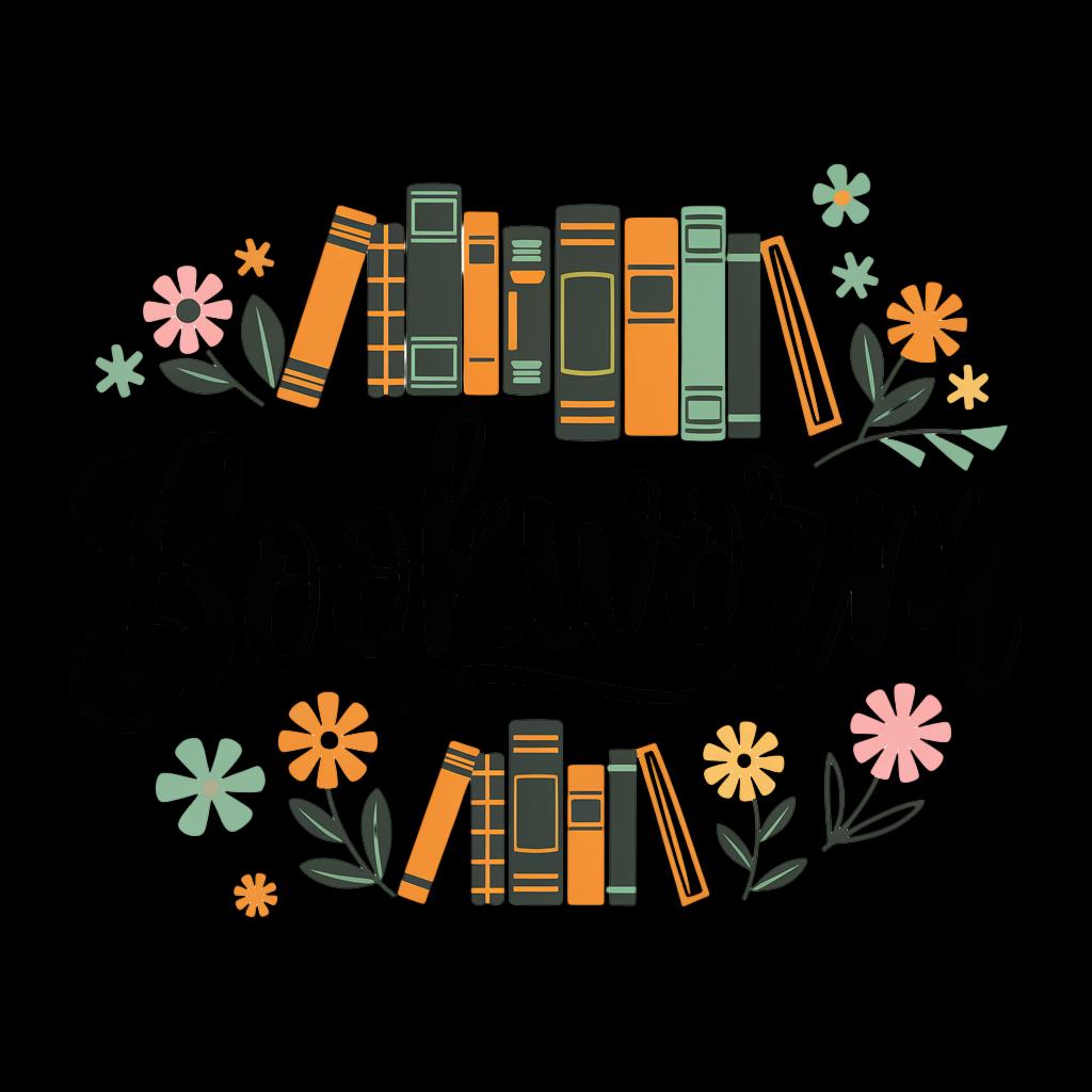 Bookworm Digital Art Print, Home Decor, Instant Download, Library Wall ...
