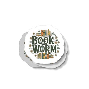 Bookworm Digital Print, Book Lover Art, Reading Quote Decor, Library ...