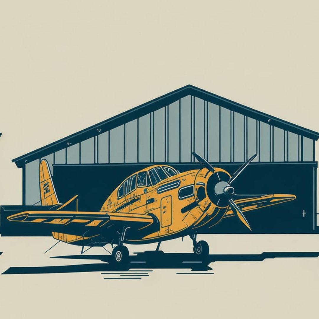 Vintage Airplane Art Print Digital Download, Retro Aircraft ...