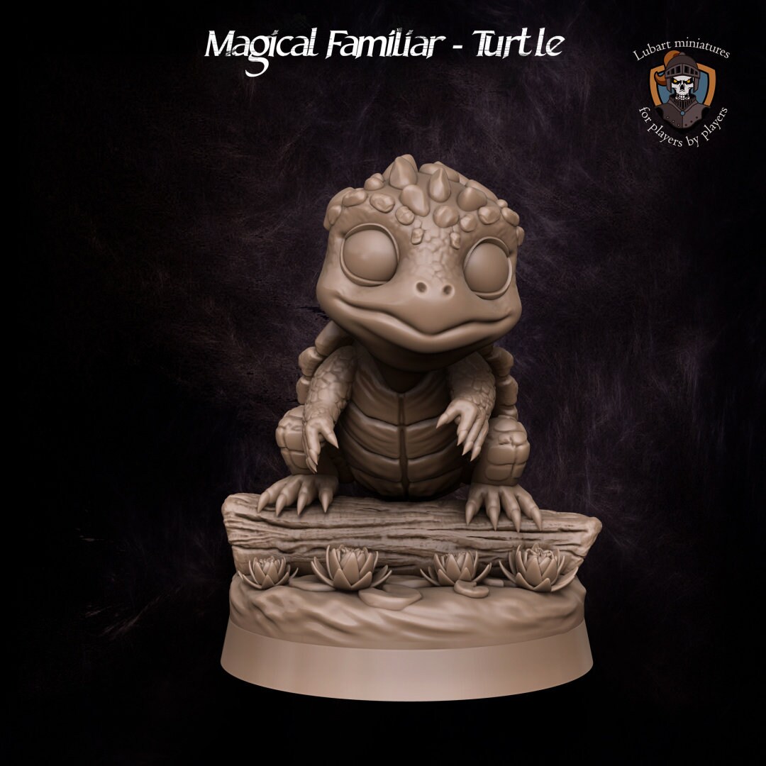 Turtle - Magical Familiar - Lubart Miniatures | D&D Fantasy RPG ...