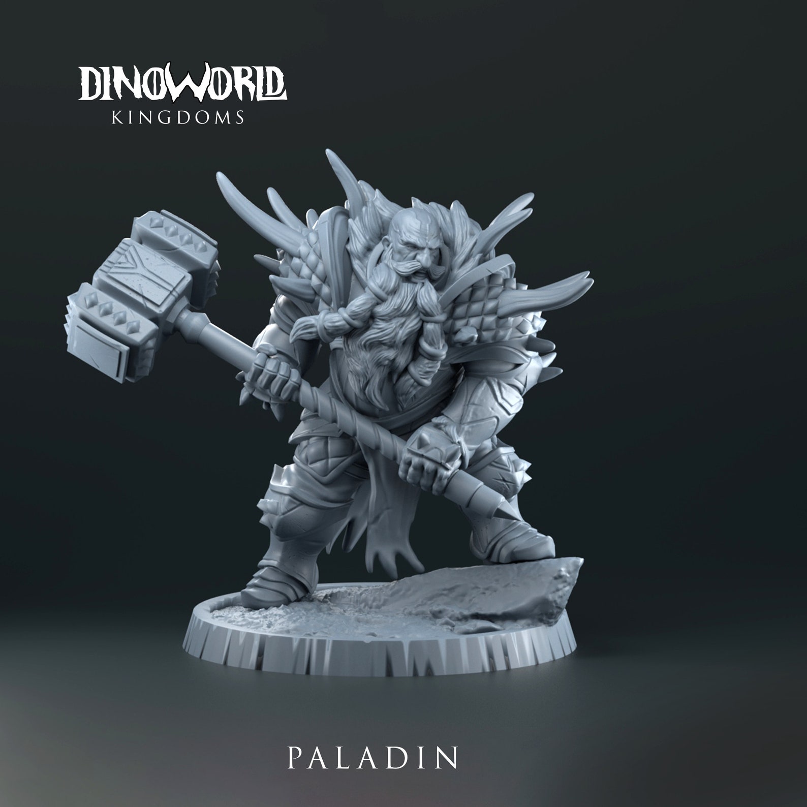 Sergant Polacanthus (dwarven Ankylosaur Rider) - Dinoworld Kingdom ...