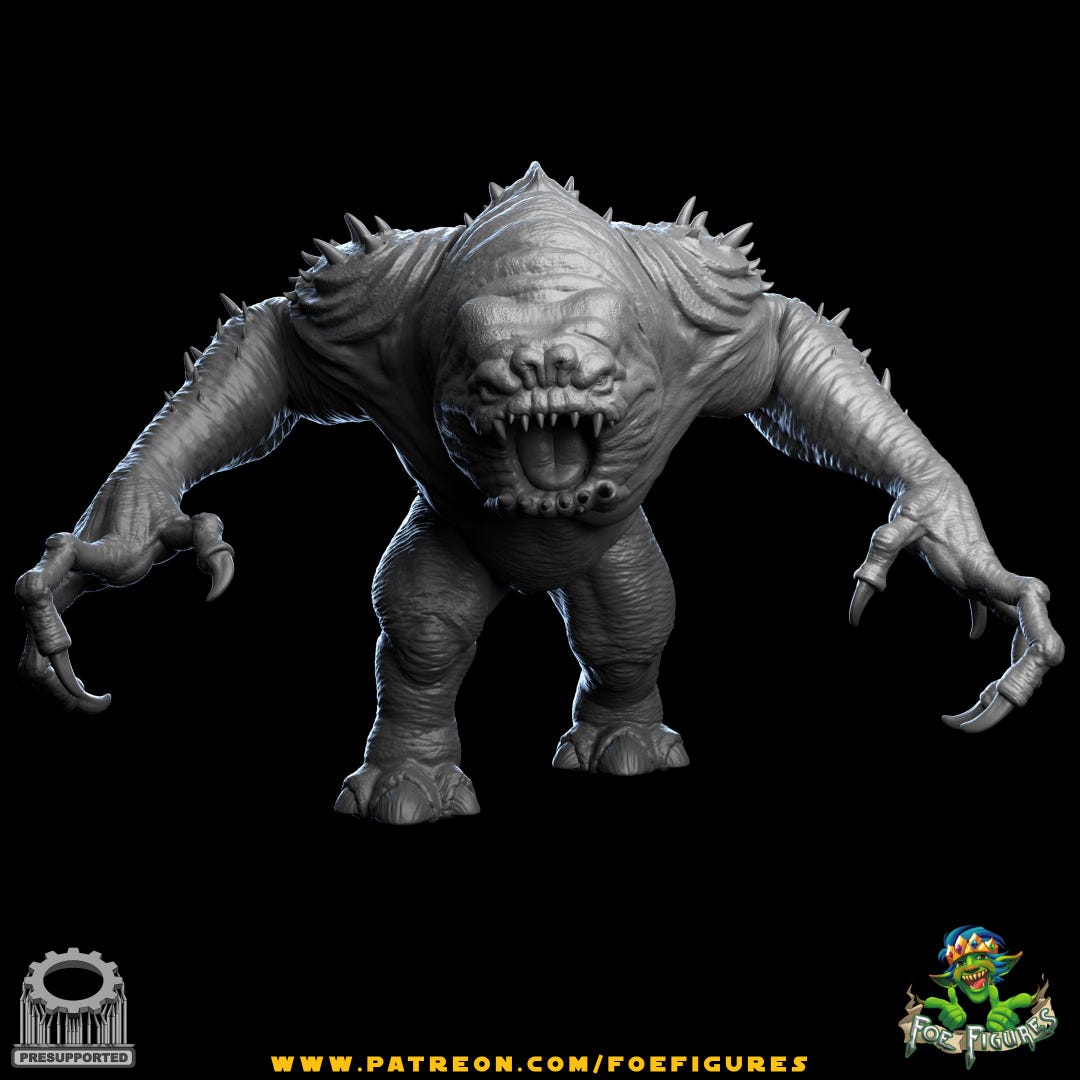 Charging Pit Beast - Foe Figures | Legion Compatible Edge of the Empire ...