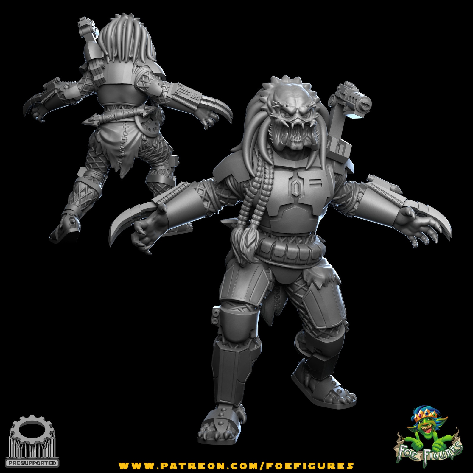 Predator Fett Foe Figures Legion Compatible RPG 3d Printed - Etsy