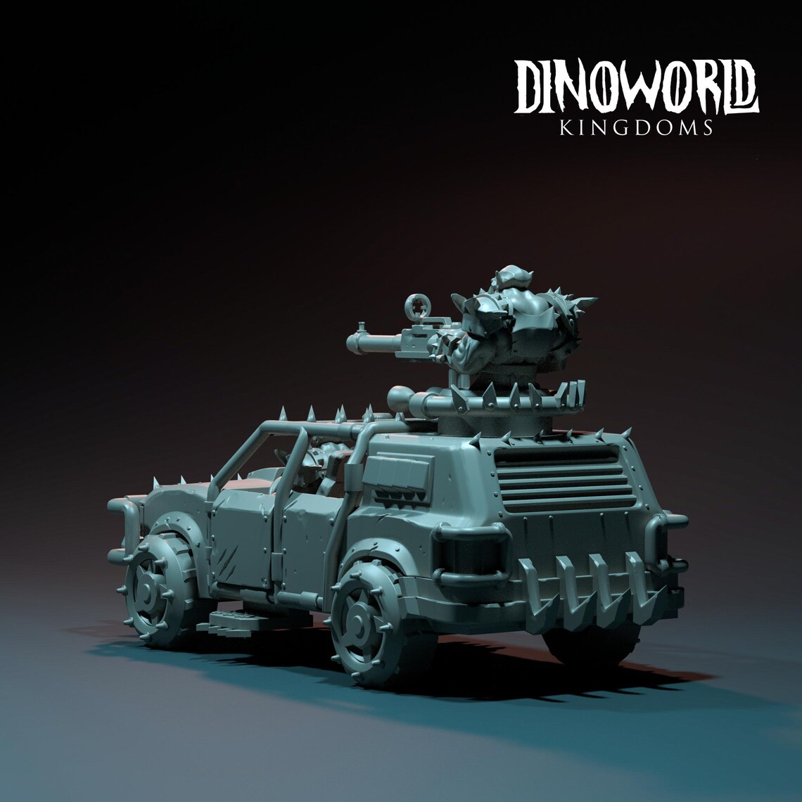 Orc Explorer Truck Dinoworld Kingdom Grimdark D&D Fantasy RPG 3D ...