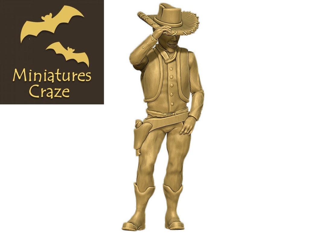 Cowboy 1920s Investigator - Miniaturescraze | Coc, D&D, Wod - High ...