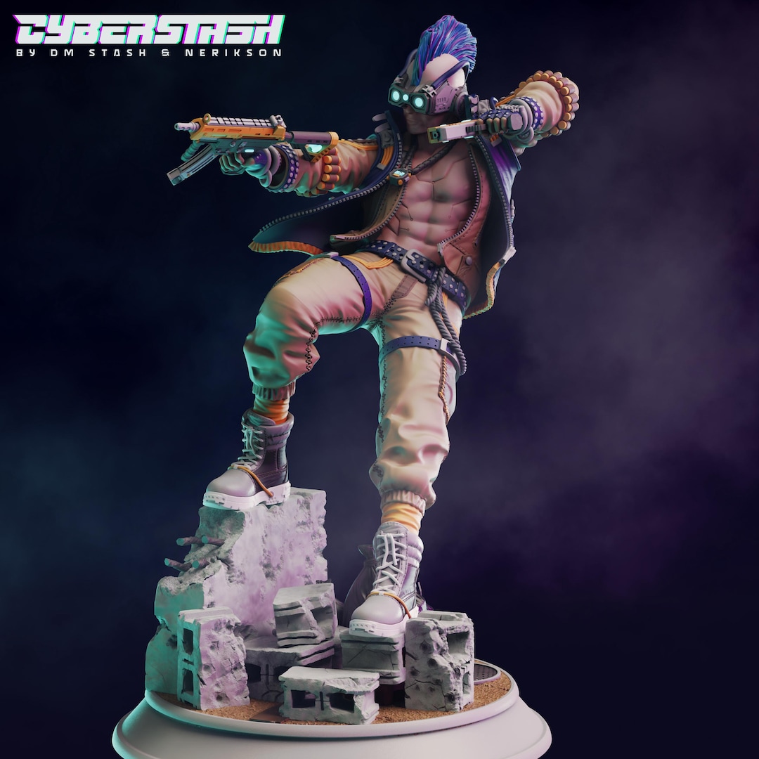 Cyberpunk Gang Lieutenant - Clarence “blink” Jones - Cyberstash ...