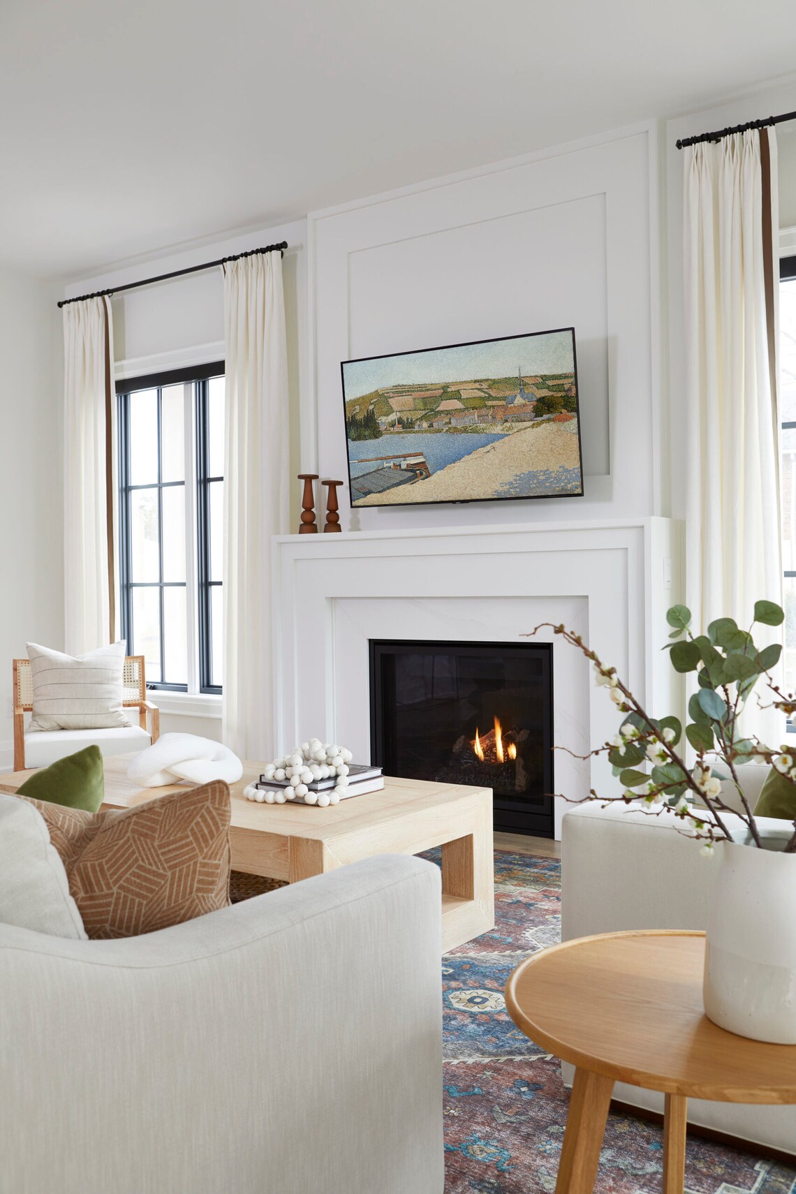 Springtime Pointillism - Colorful French Painting - Art Printable! - Etsy