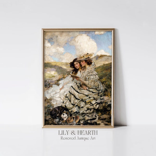 Springtime Pointillism Colorful French Painting Art Printable - Etsy