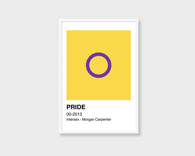 Pride Intersex Flag Printable Digital Download Lgbtq Wall Etsy