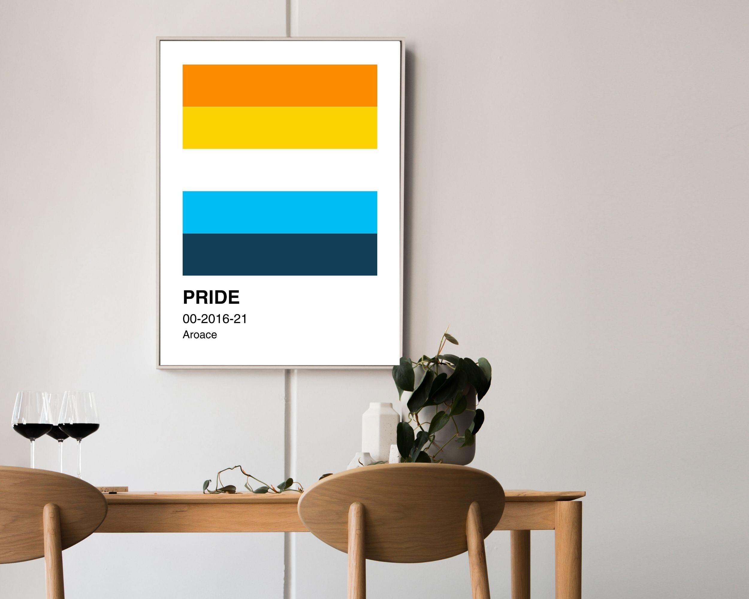 Pride Aroace Flag Digital Download, Wall Art Poster, LGBTQ Print, Pride ...