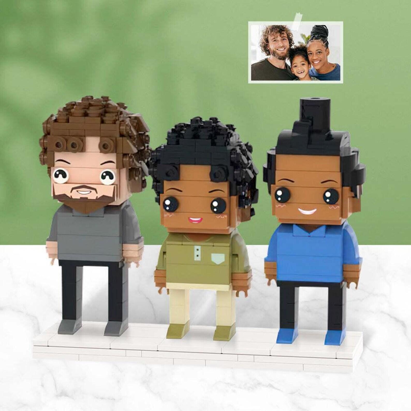 Personalized Birthday Brick Figure: Custom Full Body Block Toy Keepsake ...