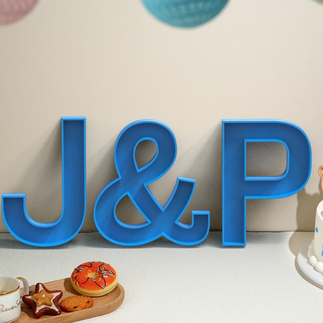 Personalized Reusable 3D Printed Letter Boxes, Custom Party Decor, Baby ...