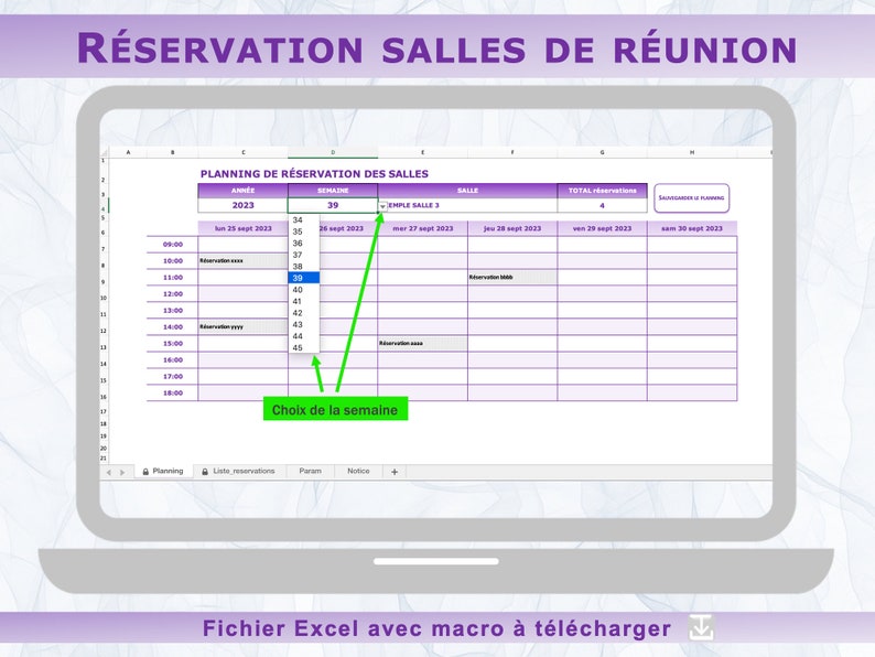 Weekly Room Reservation Schedule / Meeting Room Schedule / Meeting Room ...
