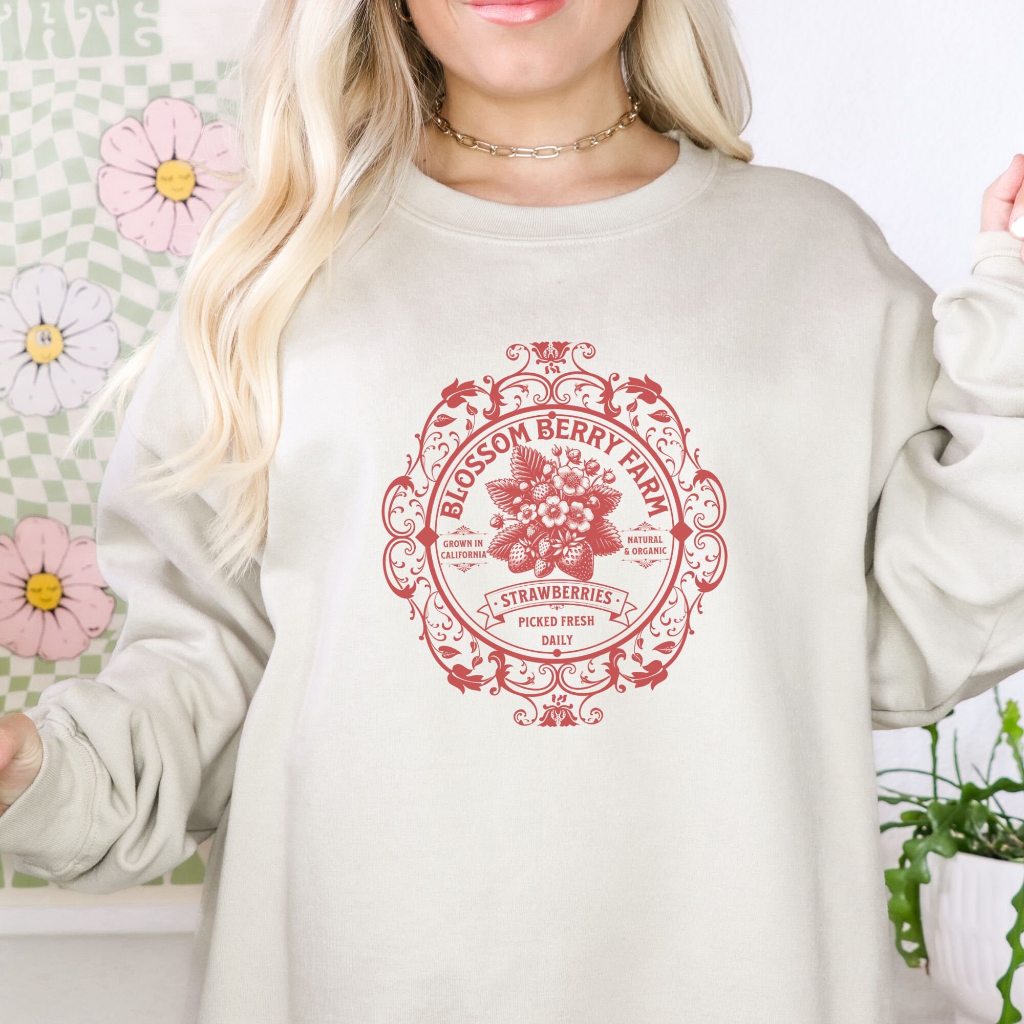 Strawberry Sweatshirt, Coquette Sweat Shirt, Vanilla Girl Preppy Stuff ...