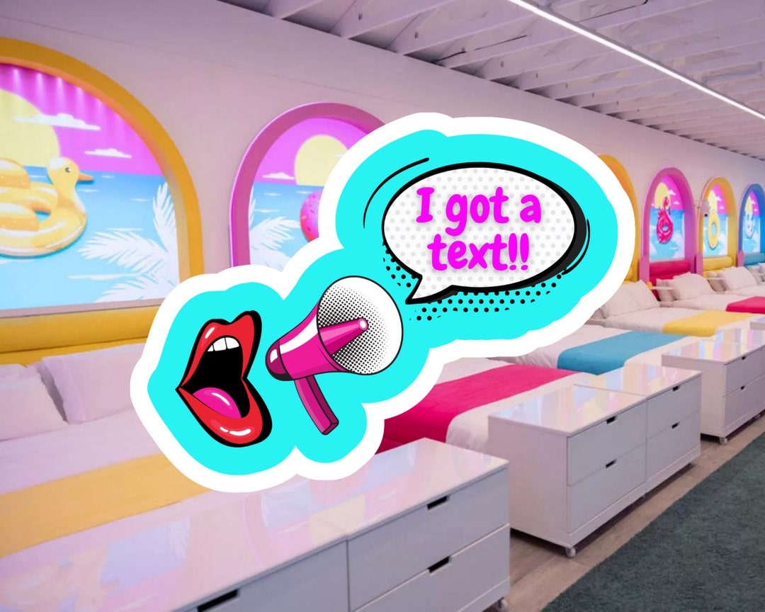 Love Island Sticker I Got a Text - Etsy