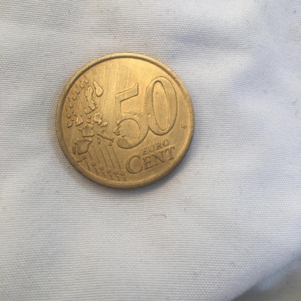 50 Cent Coin - Etsy